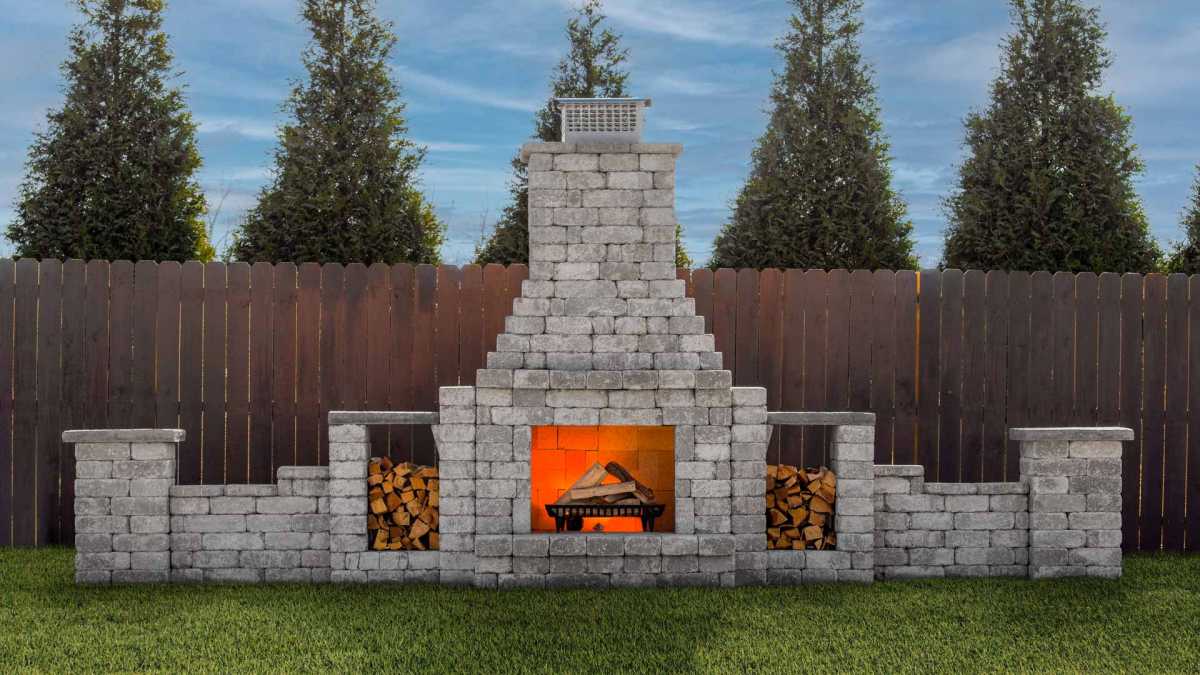 Build a proper foundation for your fireplace kit