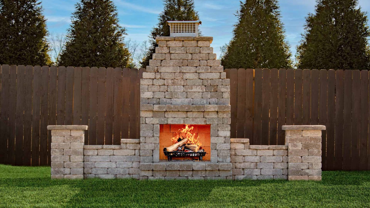 Outdoor Fireplace Kits | DIY Outdoor Fireplaces Fast & Easy