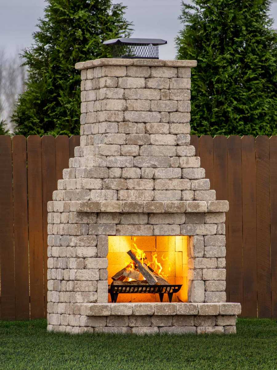 DIY Outdoor Fireplace Kits are Affordable and Easy to Build
