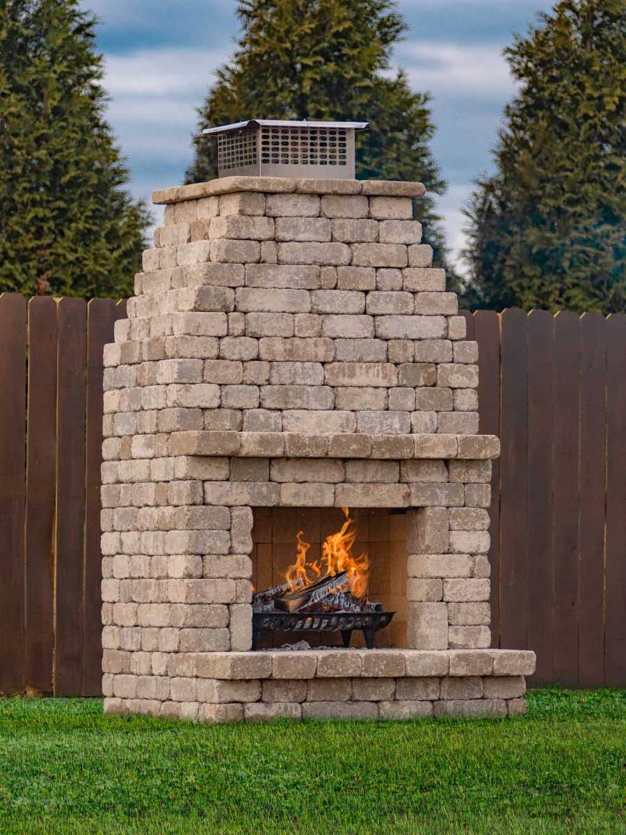 DIY Outdoor Fireplace Kits are Affordable and Easy to Build