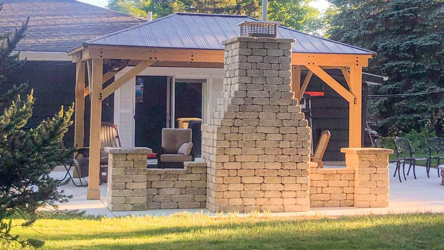 Bremley Outdoor Fireplace Kit - cornerstone.rocks