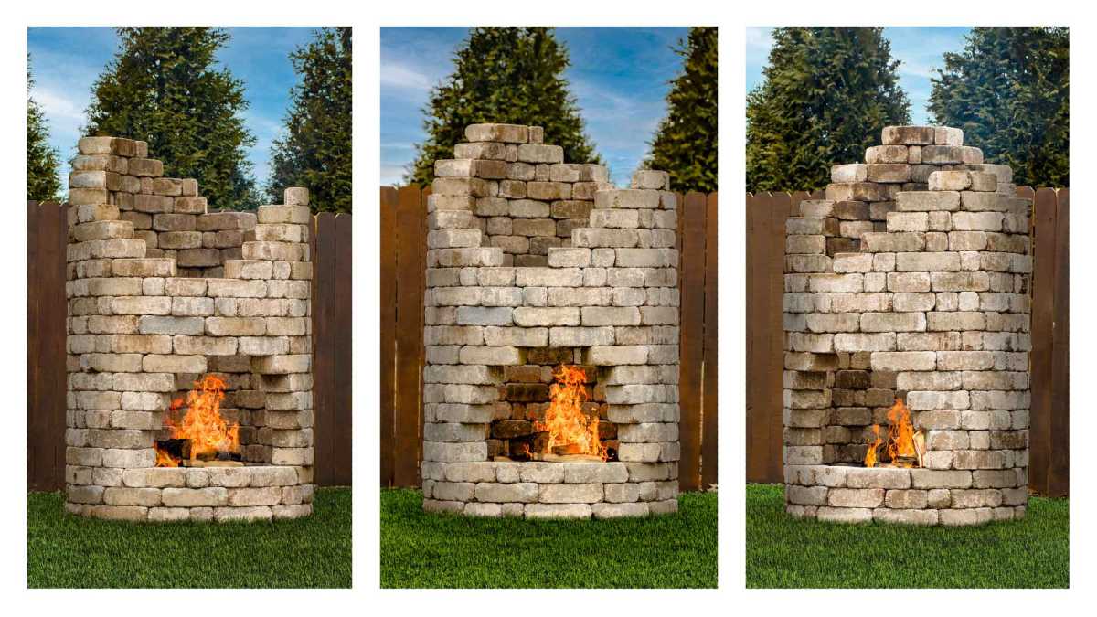 7 foot Tall Fire Tower Firepit is the center of the party