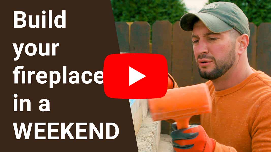 Build a proper foundation for your fireplace kit