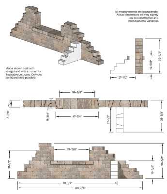 Configurable Seat Wall Nook for Your Garden Folly