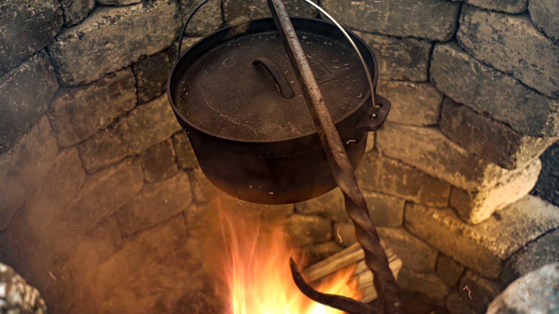 7 foot Tall Fire Tower Firepit is the center of the party