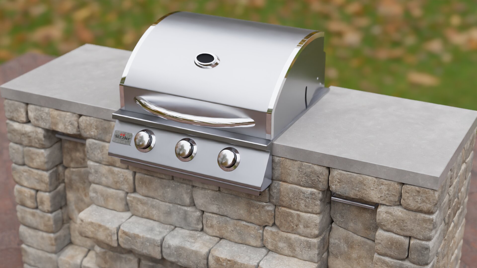 Unity G Gas Grill Island Module | Modular Outdoor Kitchen