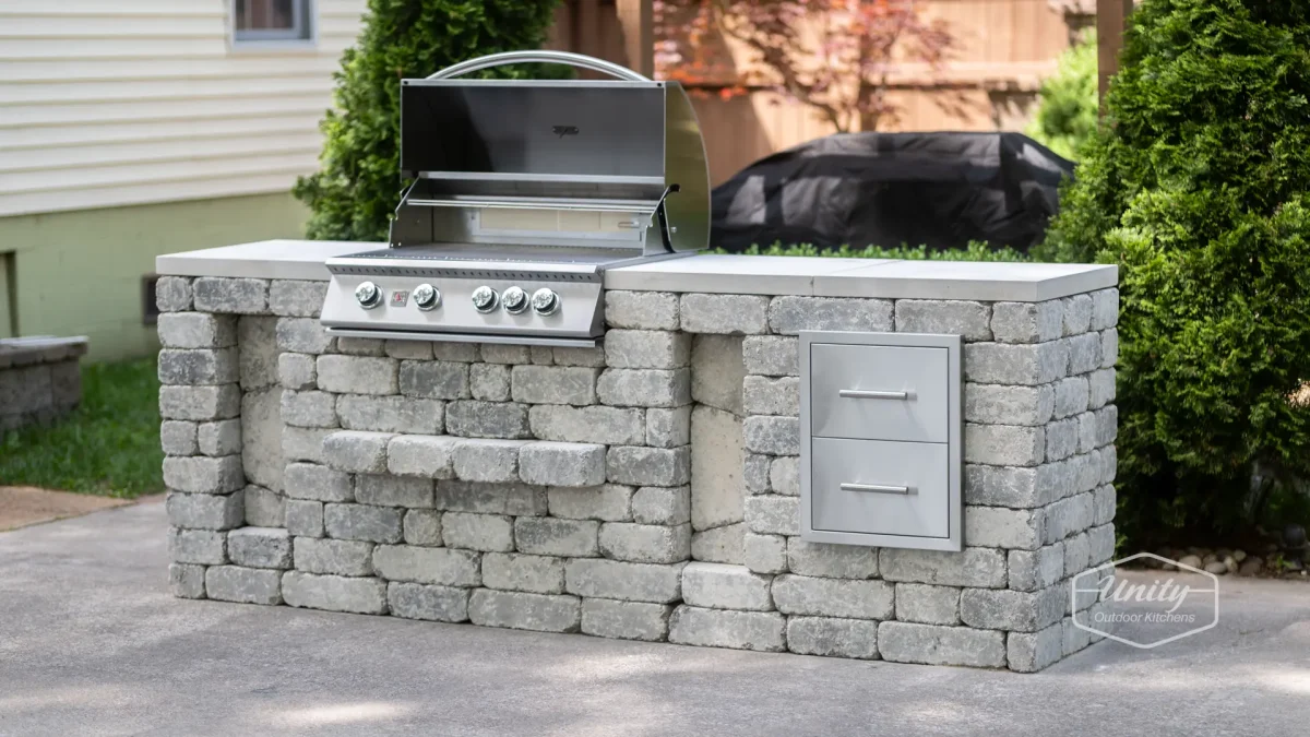 Unity-G Gas Grill Modular Outdoor Kitchen Unit - cornerstone.rocks
