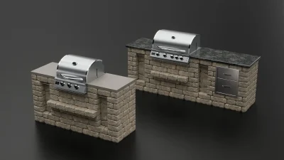 "The Entertainer" Outdoor Kitchen Bar & Grill