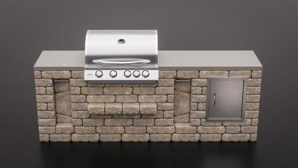 Unity-G Gas Grill Modular Outdoor Kitchen Unit - cornerstone.rocks