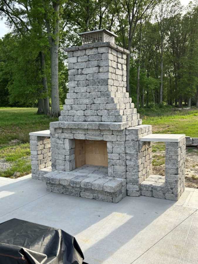 Outdoor Fireplace Kits are Affordable and Easy to Build